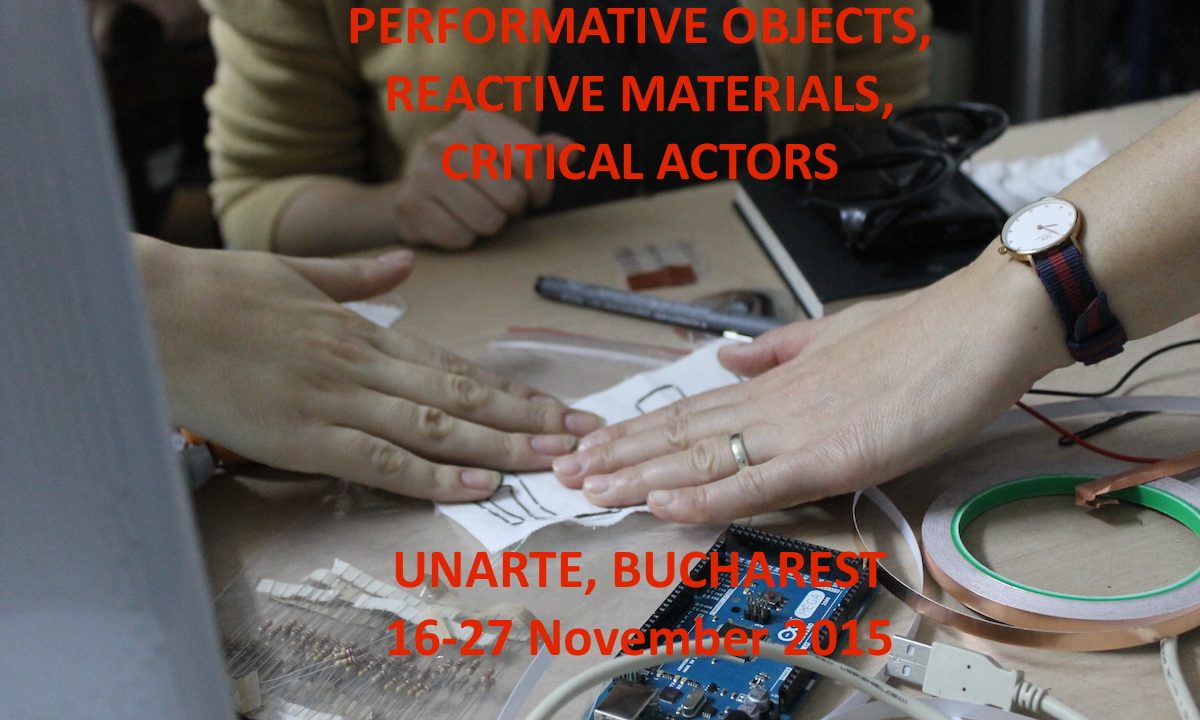PERFORMATIVE OBJECTS, AUGMENTED MATERIALS, CRITICAL ACTORS. - TEXTILTRONICS